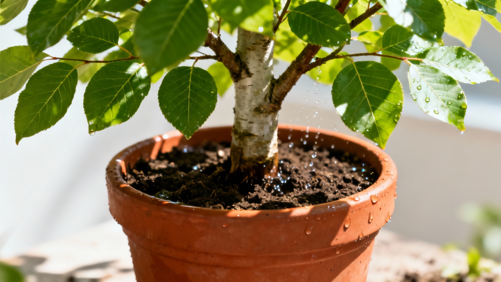 How often should you water your white ash for optimal growth